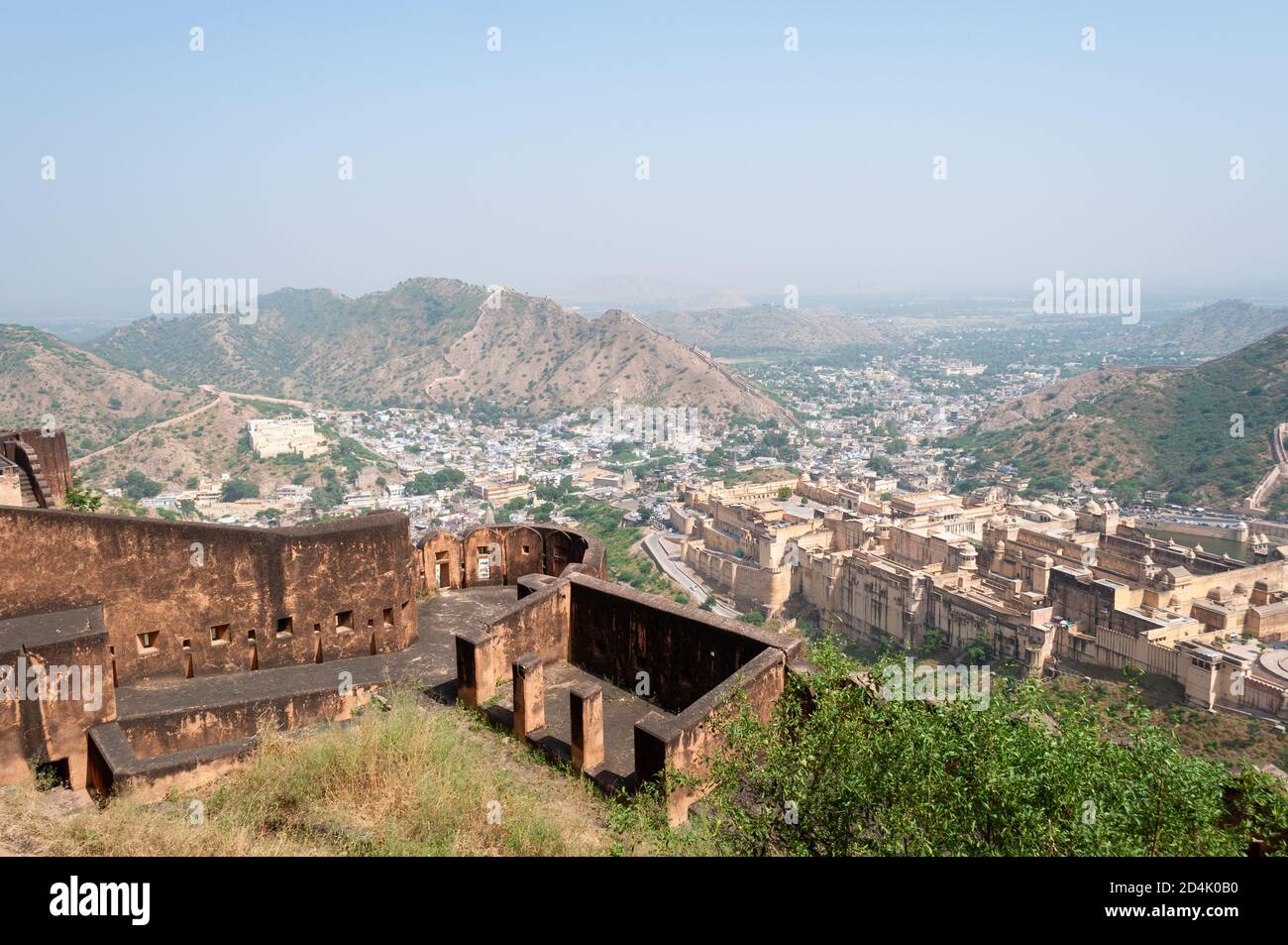 Beautiful view of an Amer Fort in Amer, India Stock Photo - Alamy
