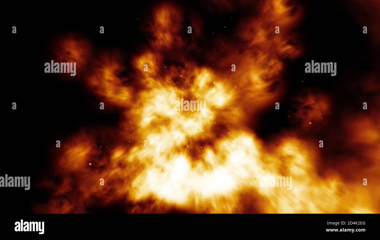 explosion fire flame particle abstract background texture Stock Photo ...