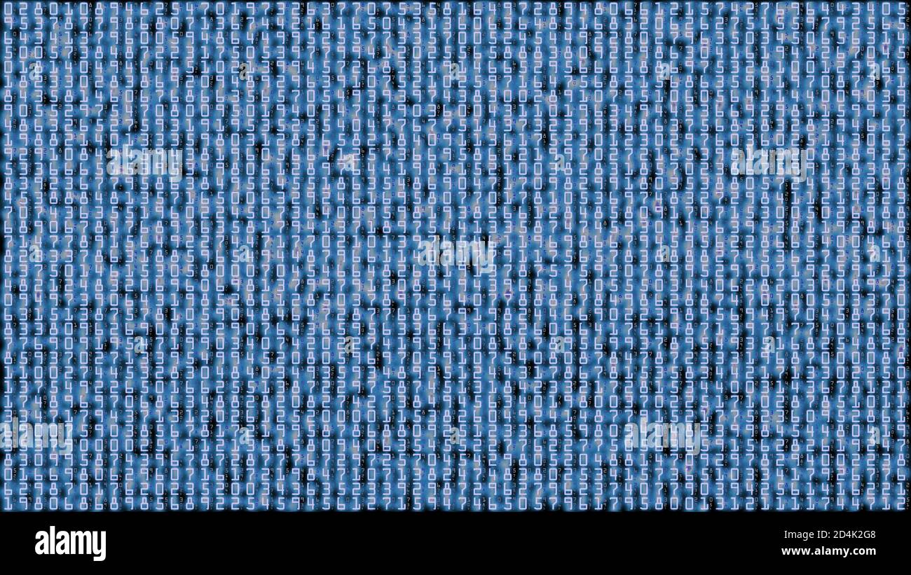 Digital number abstract background. Information code illustration Stock ...