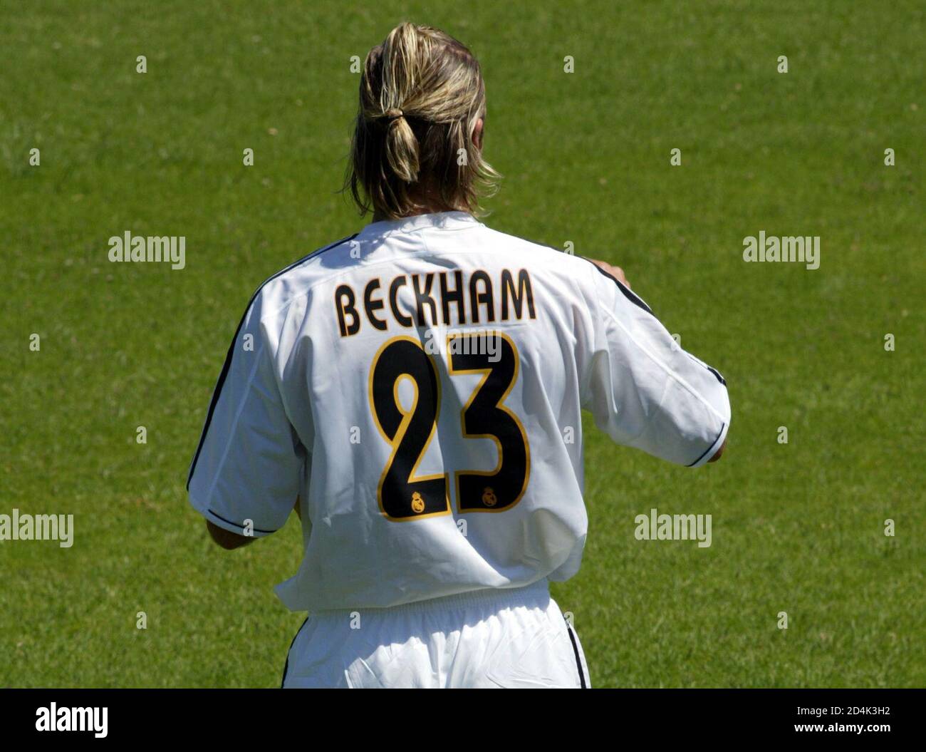 Real Madrid Midfielder David Beckham High Resolution Stock Photography ...