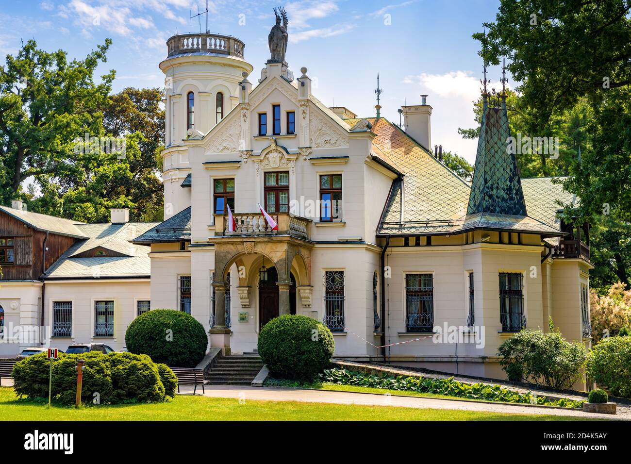 Oblegorek, Swietokrzyskie / Poland - 2020/08/16: Panoramic view of ...