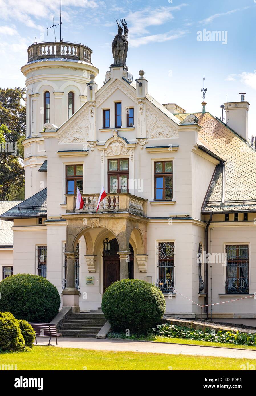 Oblegorek, Swietokrzyskie / Poland - 2020/08/16: Panoramic view of ...