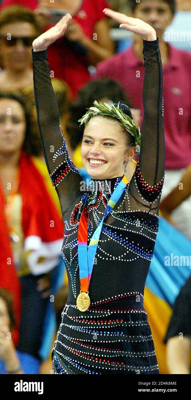 Olympics Gold Gymnastics Alina Kabaeva