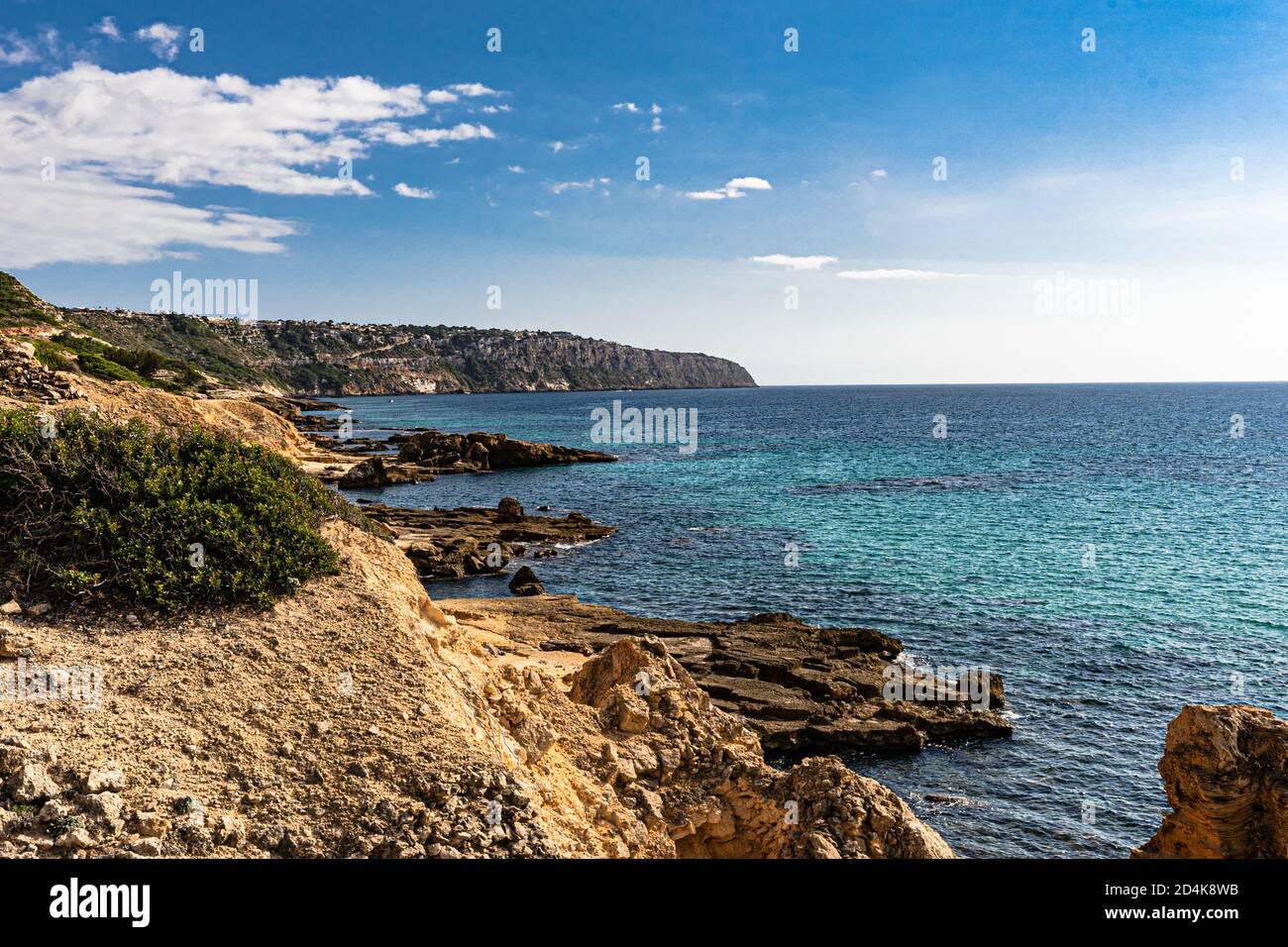 Maioris beach, in Lluchmajor, Mallorca, one of the most beautiful Stock ...