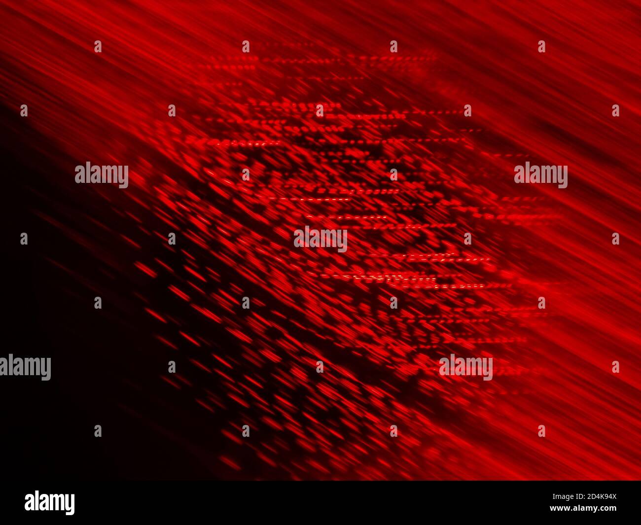 Beautiful vibrant shot of fast moving lights in red color for cool ...
