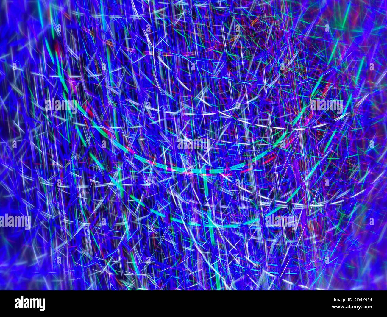 Beautiful vibrant shot of fast moving lights in blue color for cool ...