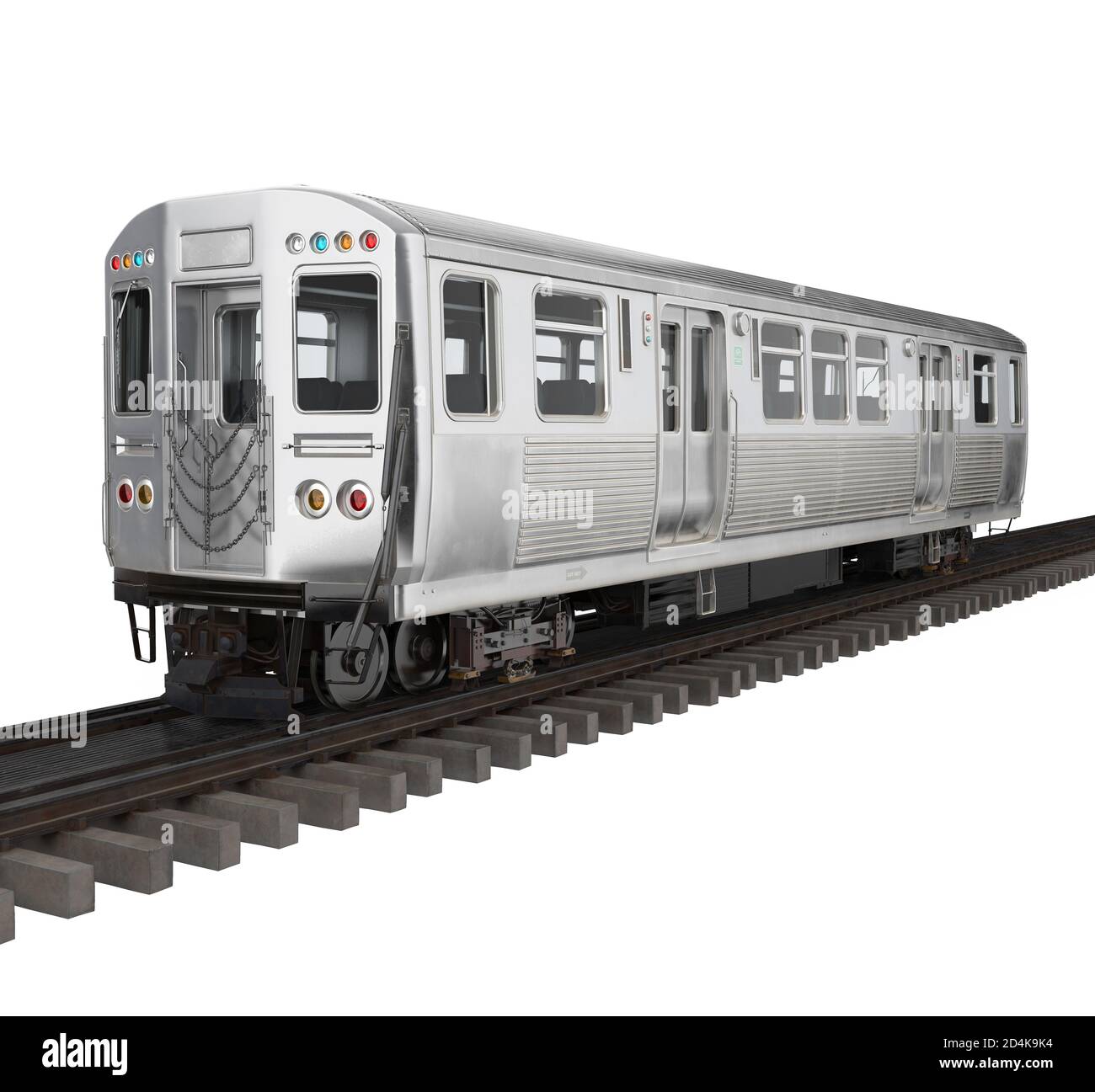 Futuristic subway train station 3d Cut Out Stock Images & Pictures - Alamy