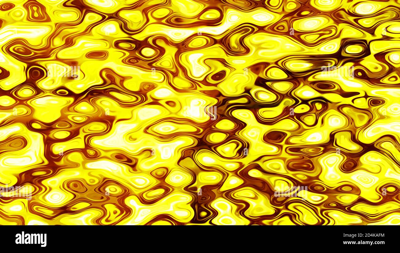 gold ink abstract liquid background texture illustration Stock Photo ...