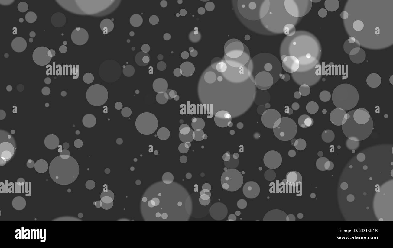 abstract bokeh background, gray particles illustration Stock Photo - Alamy