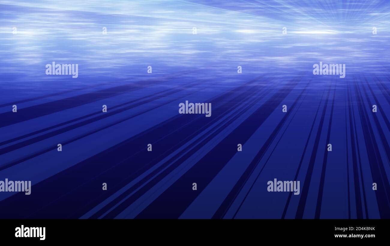 Underwater ray light, sun light, illustration render Stock Photo - Alamy
