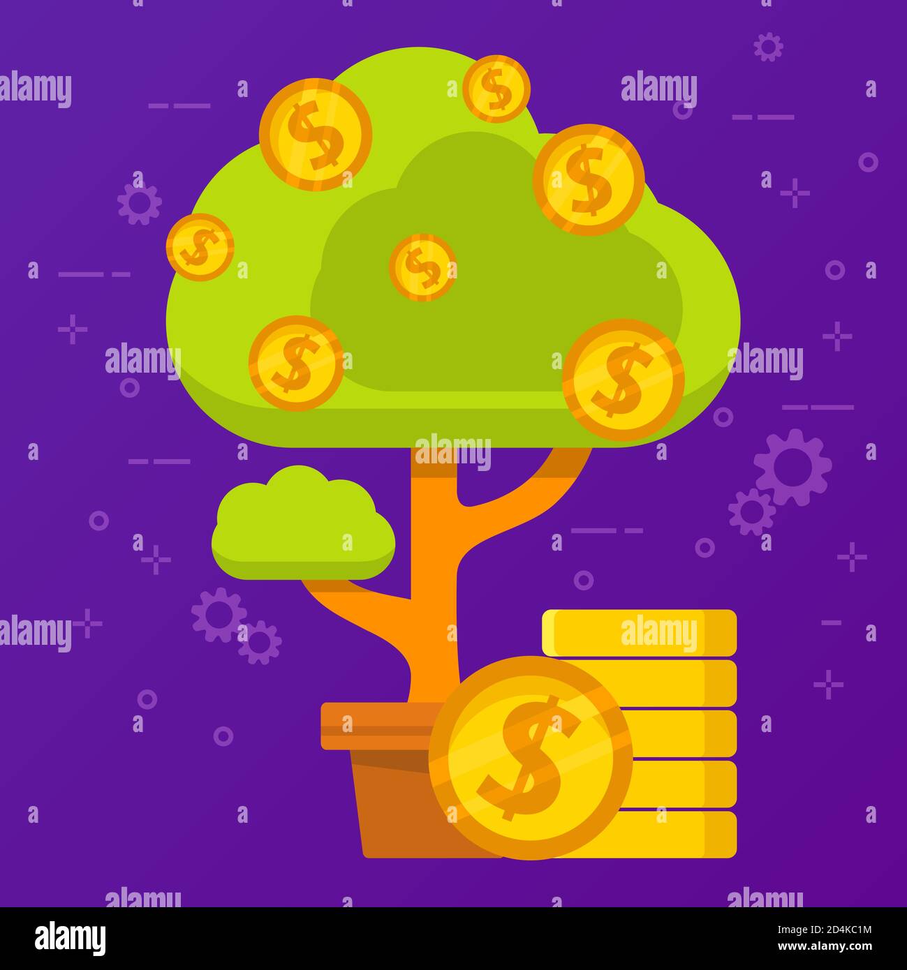 Funding tree Stock Vector Images - Alamy