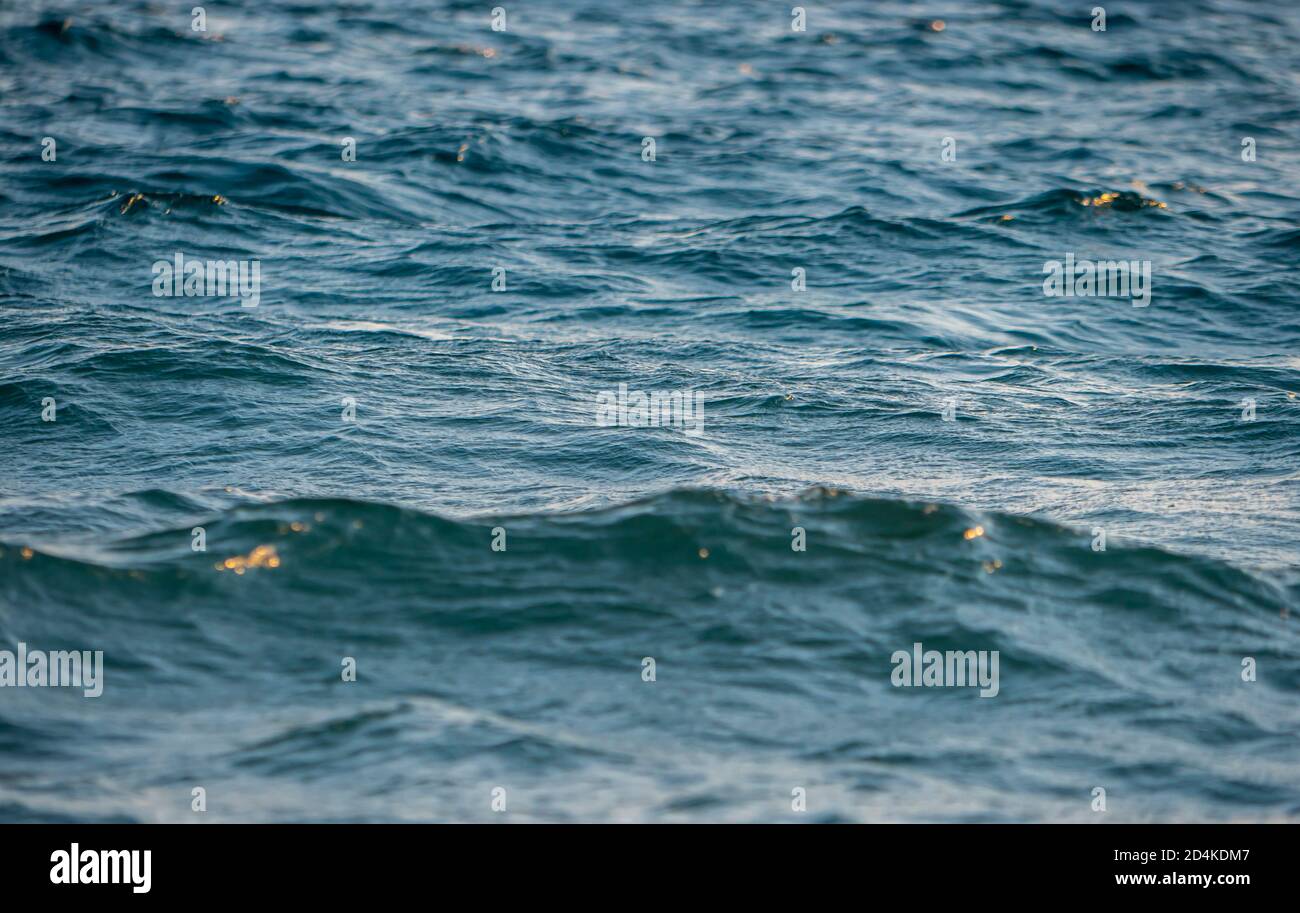 natural blue sea wave landscape horizon background Stock Photo - Alamy