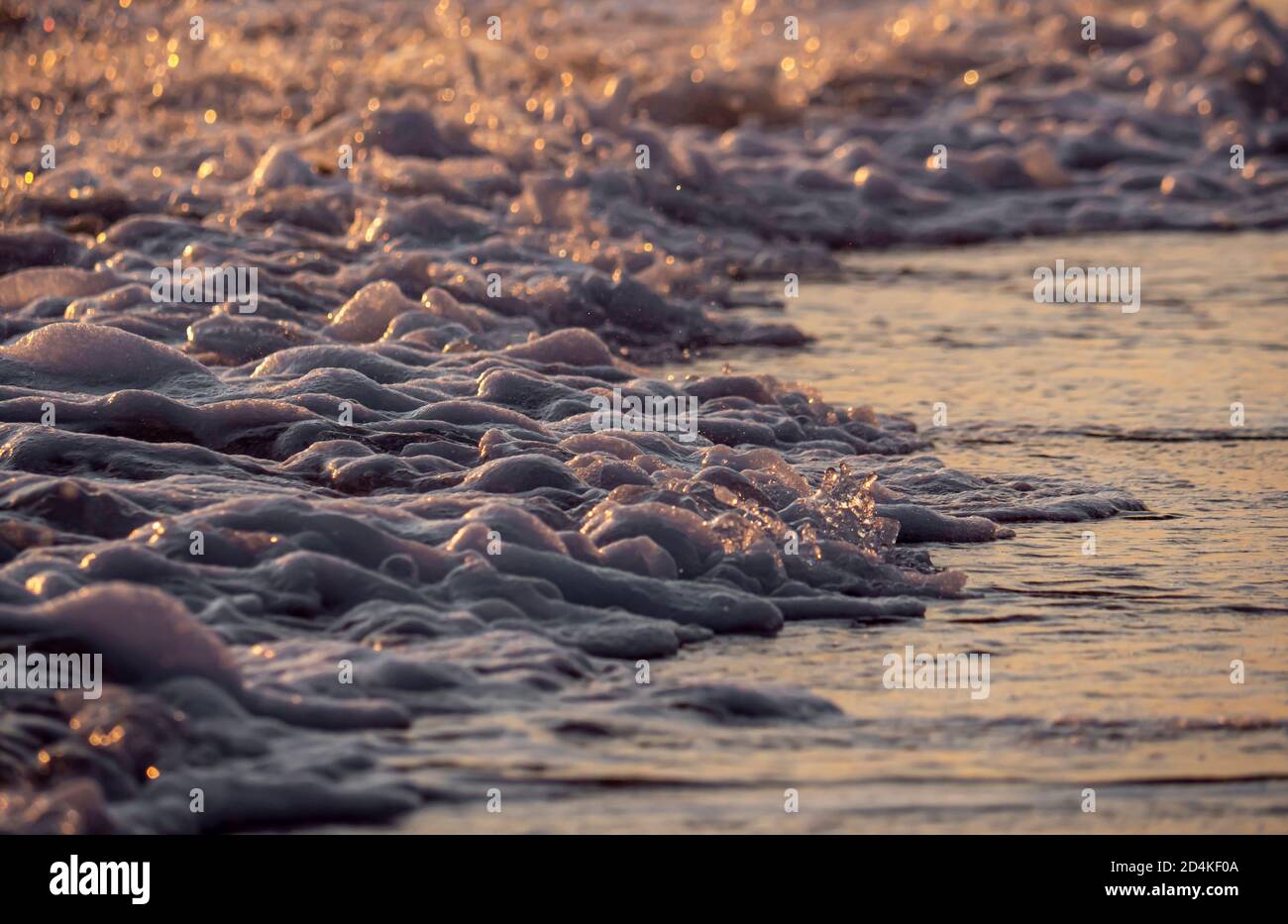 wave splash sea beach macro, close up Stock Photo - Alamy