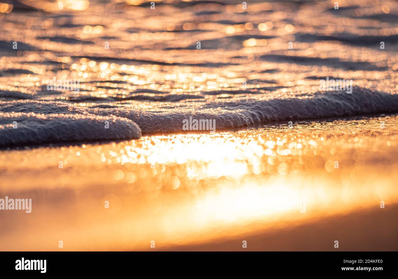 wave splash sea beach macro, close up Stock Photo - Alamy