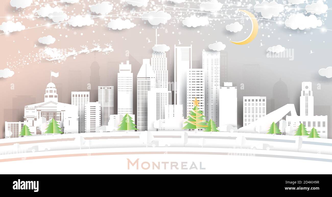 Skyline montreal canada Stock Vector Images - Alamy