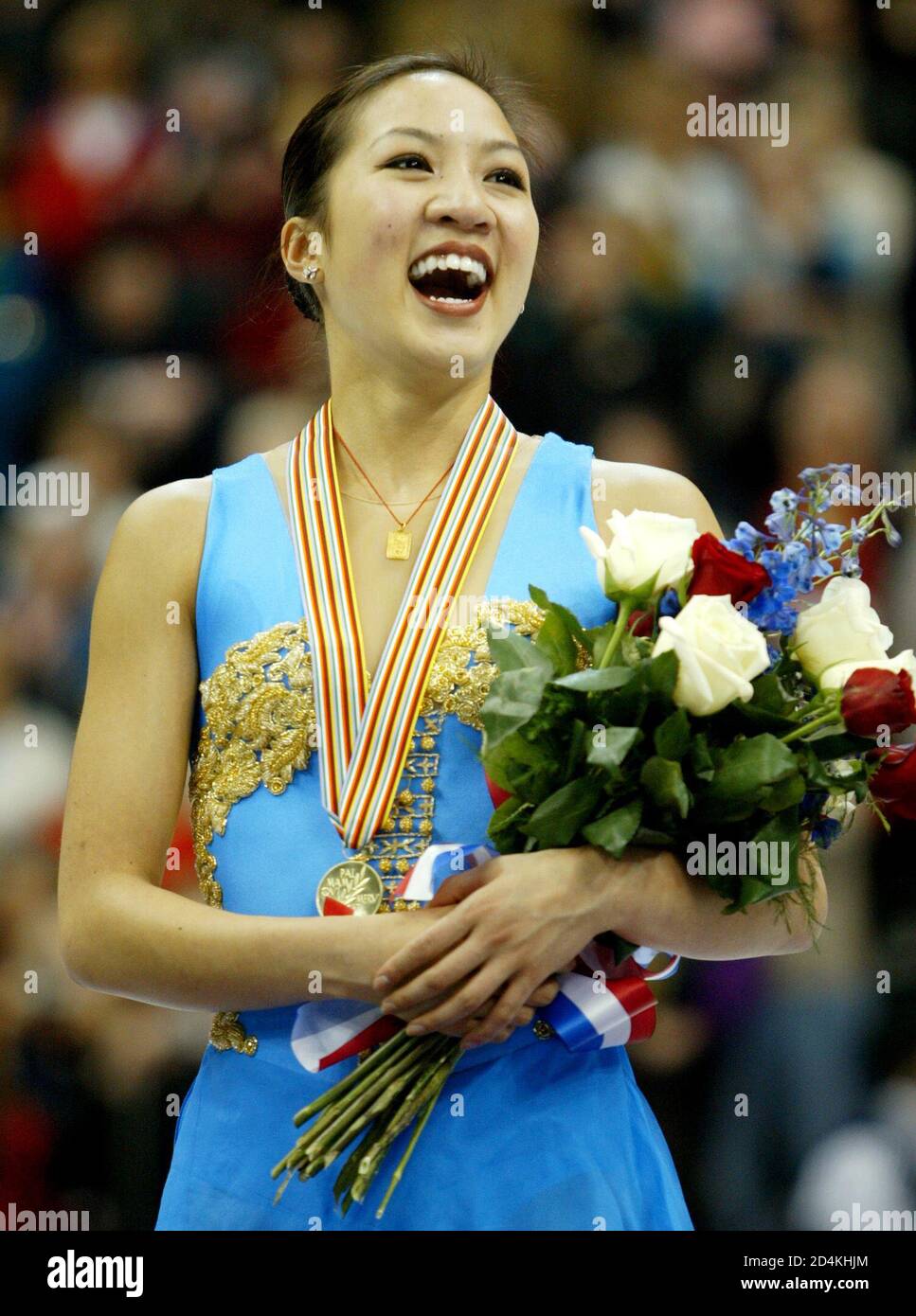 Michelle kwan medal hi-res stock photography and images - Alamy