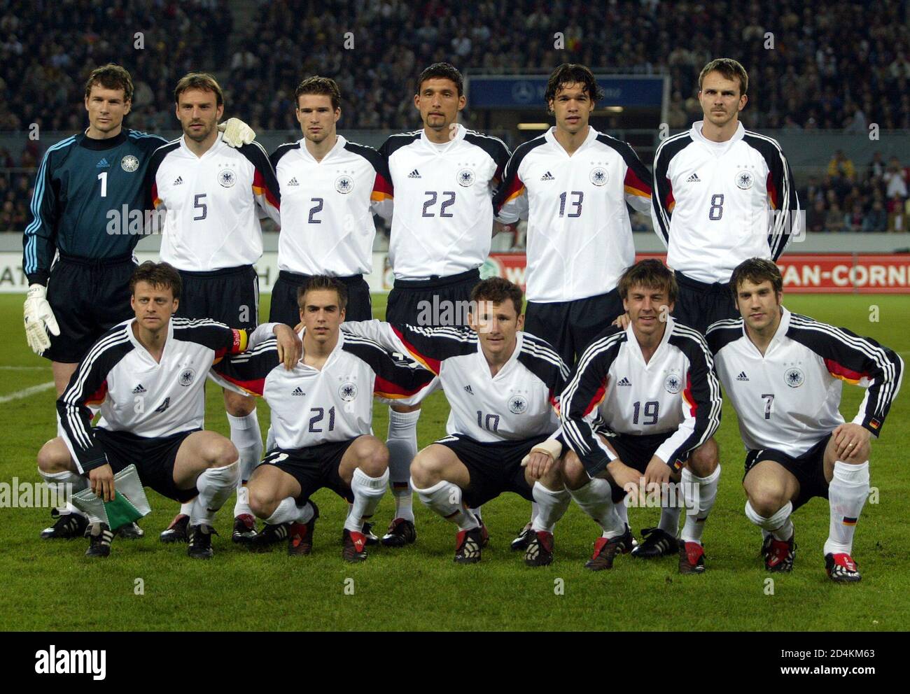 Michael ballack jens lehmann germany hi-res stock photography and ...