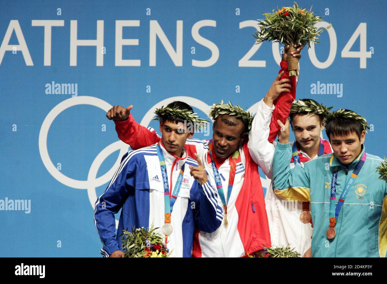 Boxing podium gold silver bronze hi-res stock photography and images ...
