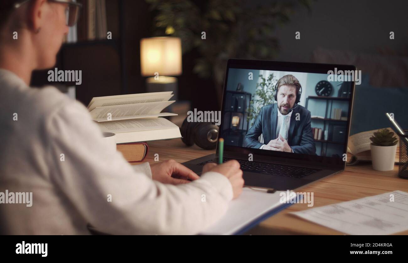 Business woman discussing project partner hi-res stock photography and ...