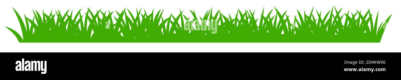 Grass Vector for bottom frame. The horizontal location. Background ...
