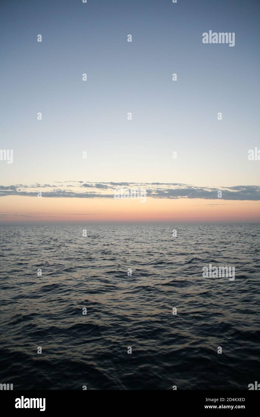 Dawn at sea Stock Photo - Alamy
