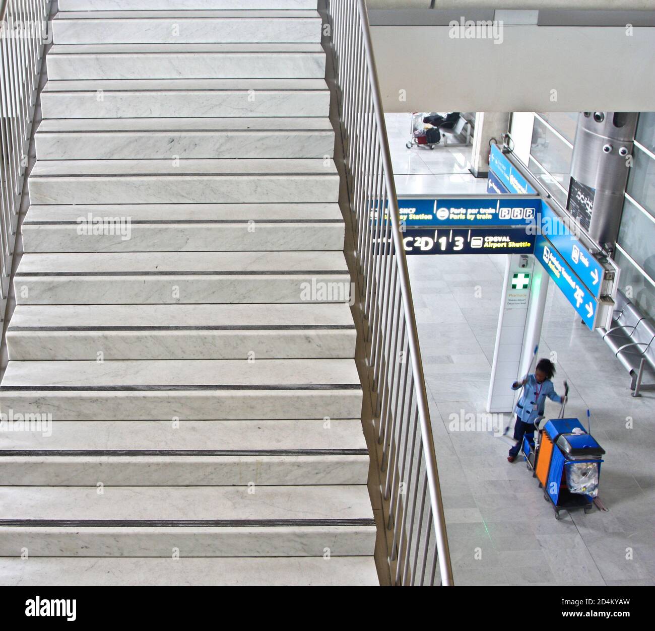Roissy airport in Paris Stock Photo - Alamy