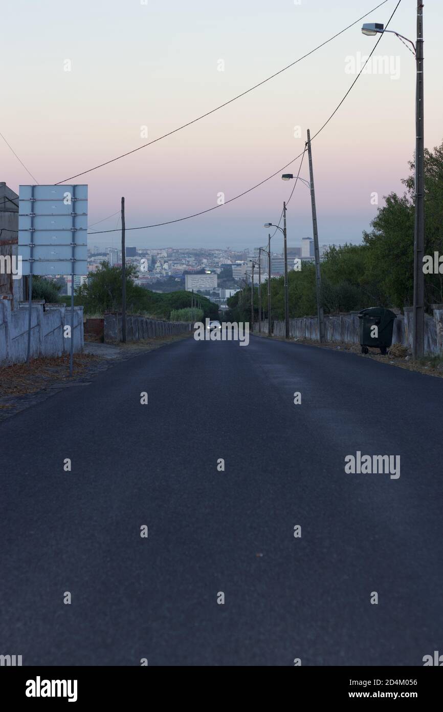 Abstract street view Stock Photo - Alamy