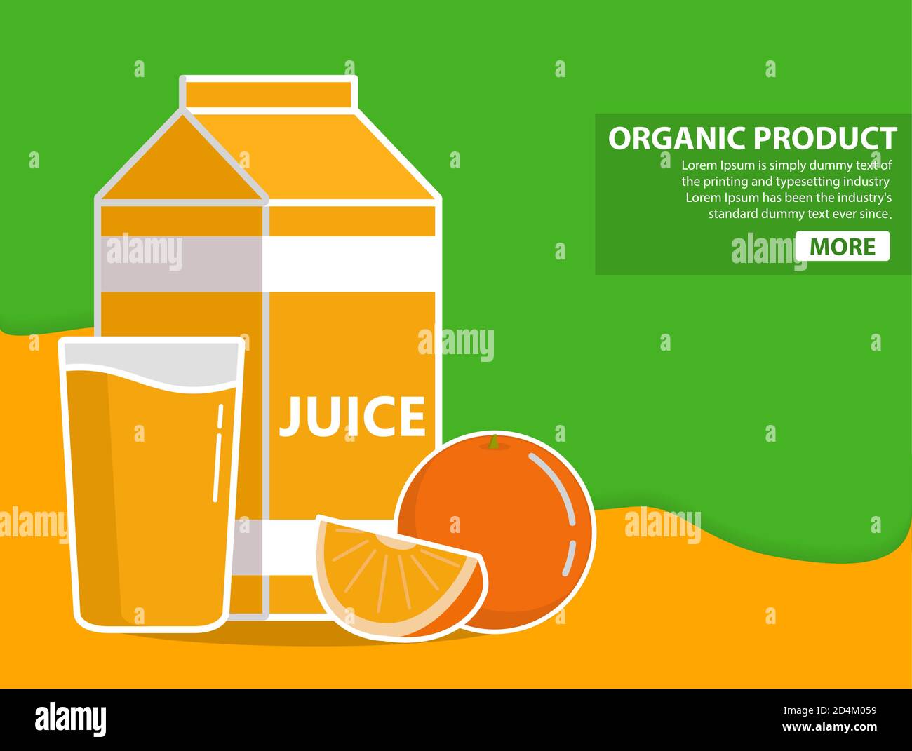 Orange juice.Cardboard box. Packed freshly squeezed drink Stock Vector ...