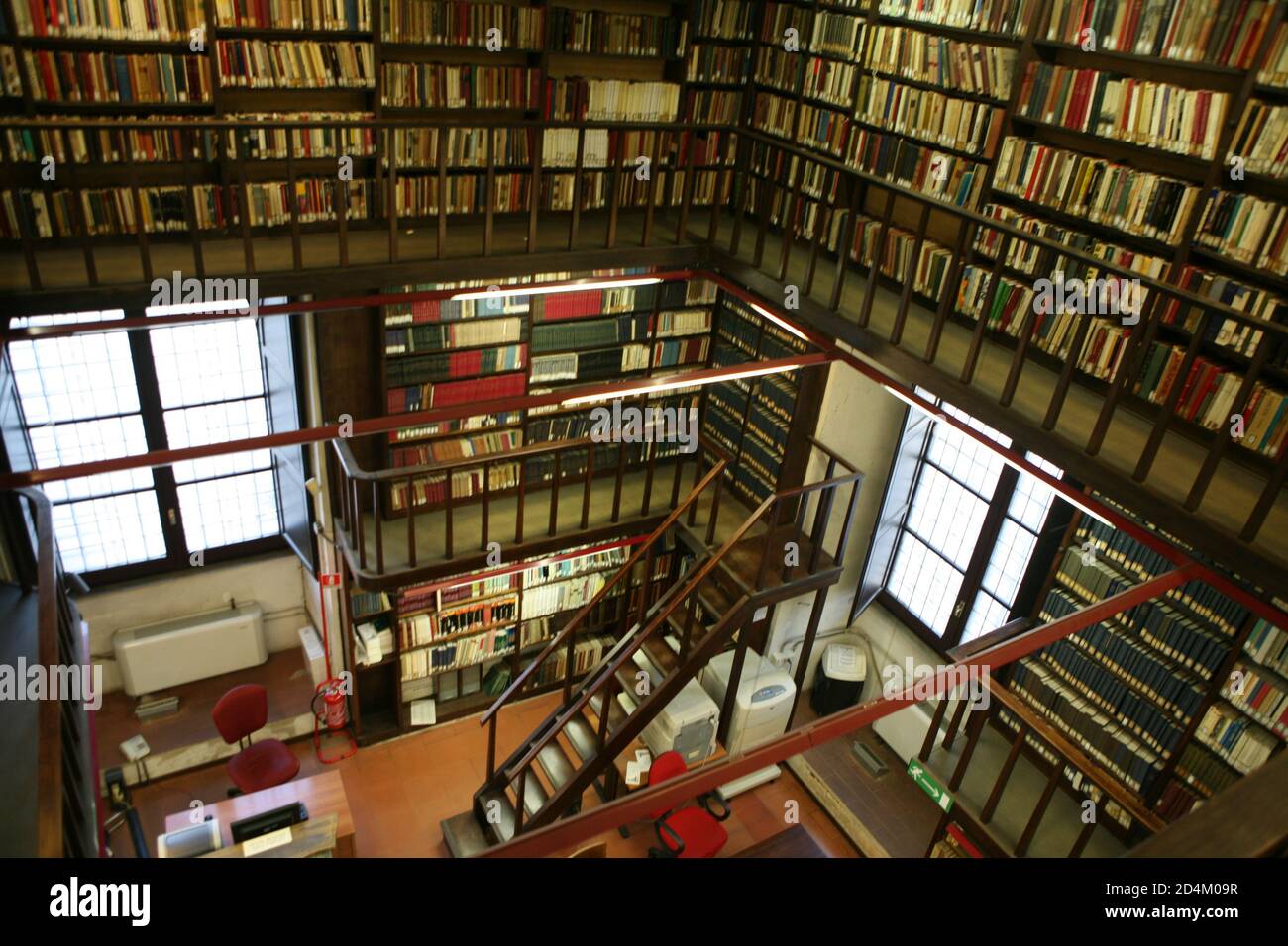 Books in the library Stock Photo - Alamy