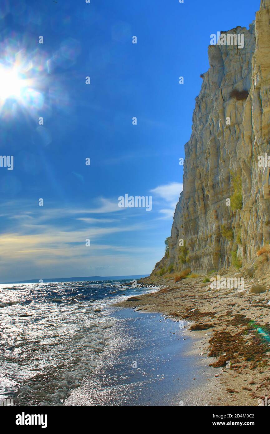 Summer view of Adora Beach near Topola village in Kavarna Municipality ...