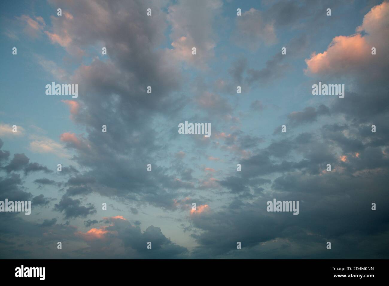 Colored clouds in the sky Stock Photo - Alamy