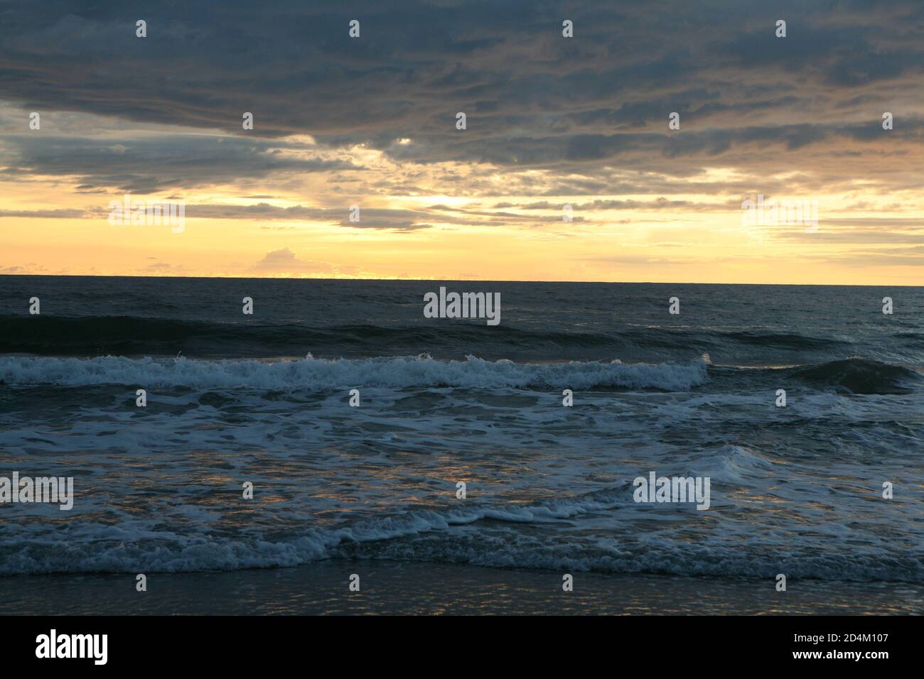 Clouds in the sky at sea Stock Photo - Alamy