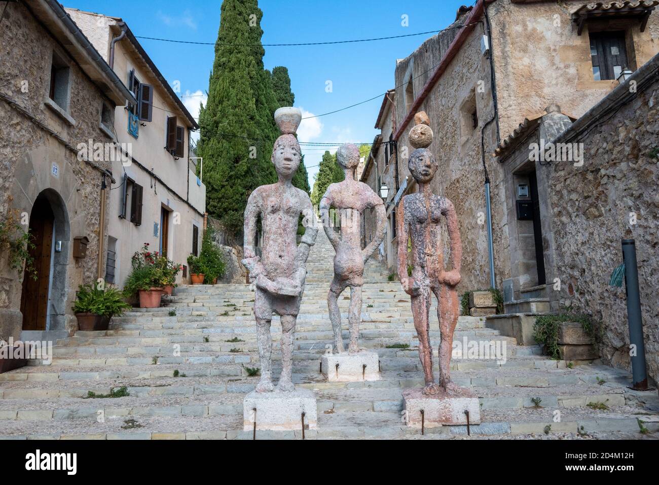 Joan Bennàssar’s “Human Reasons” exhibition on the Calvari steps. The ...