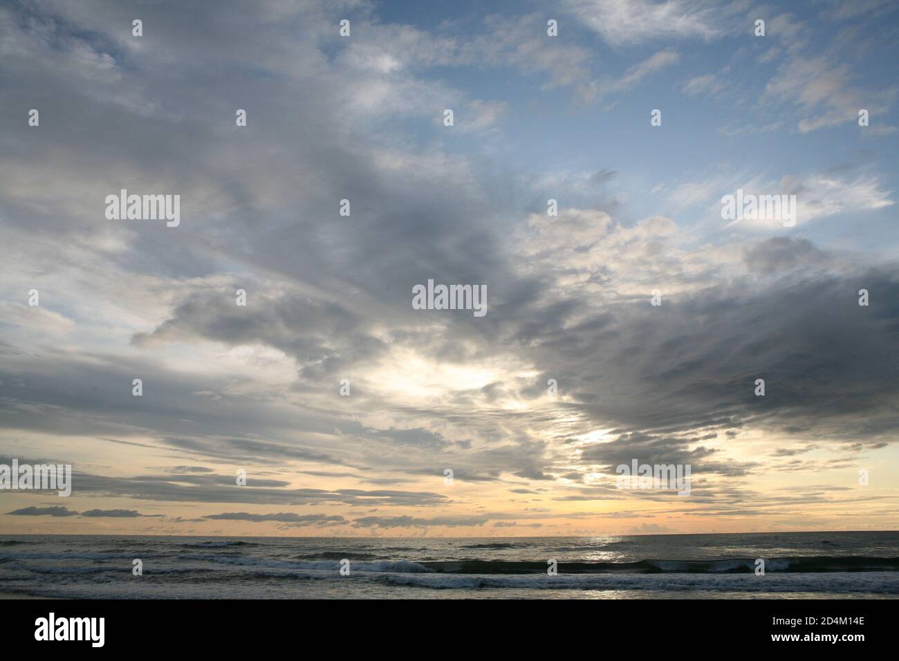 Clouds in the sky at sea Stock Photo - Alamy