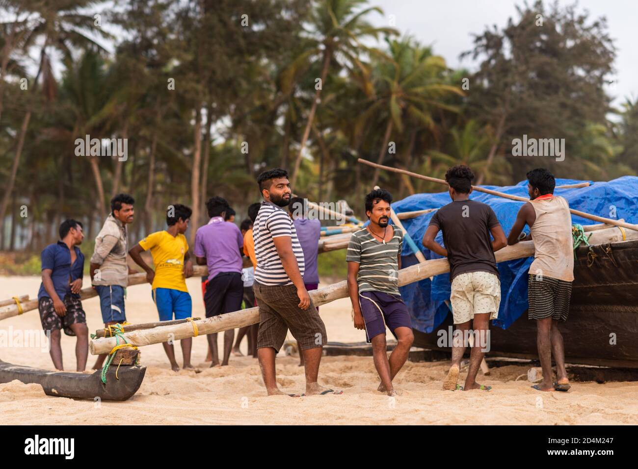GOA, INDIA - Aug 02, 2020: Benaulim,Goa/India- Aug 2 2020: Indian ...