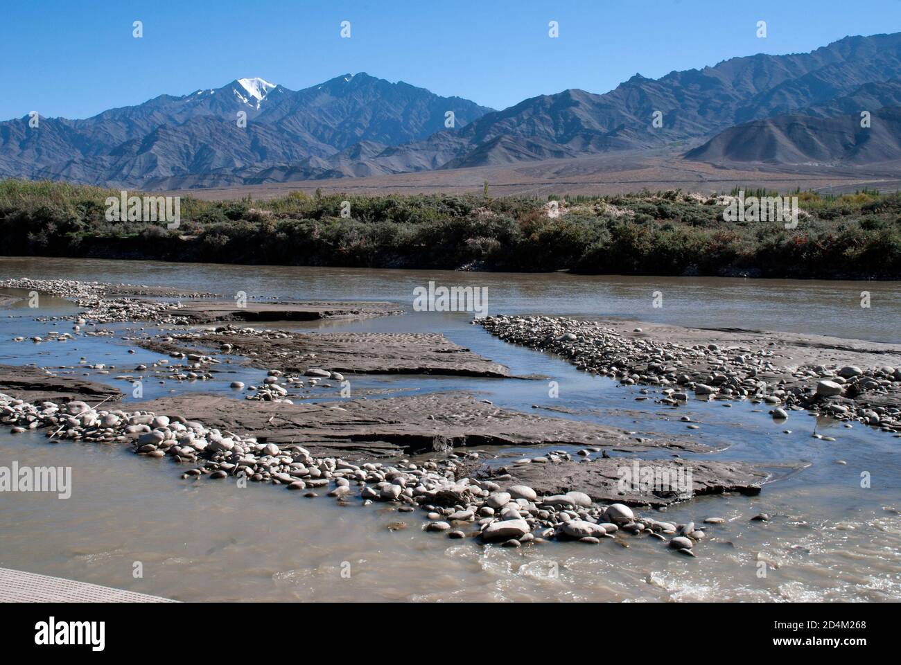 sindhu river and landscape at ladakh Stock Photo - Alamy