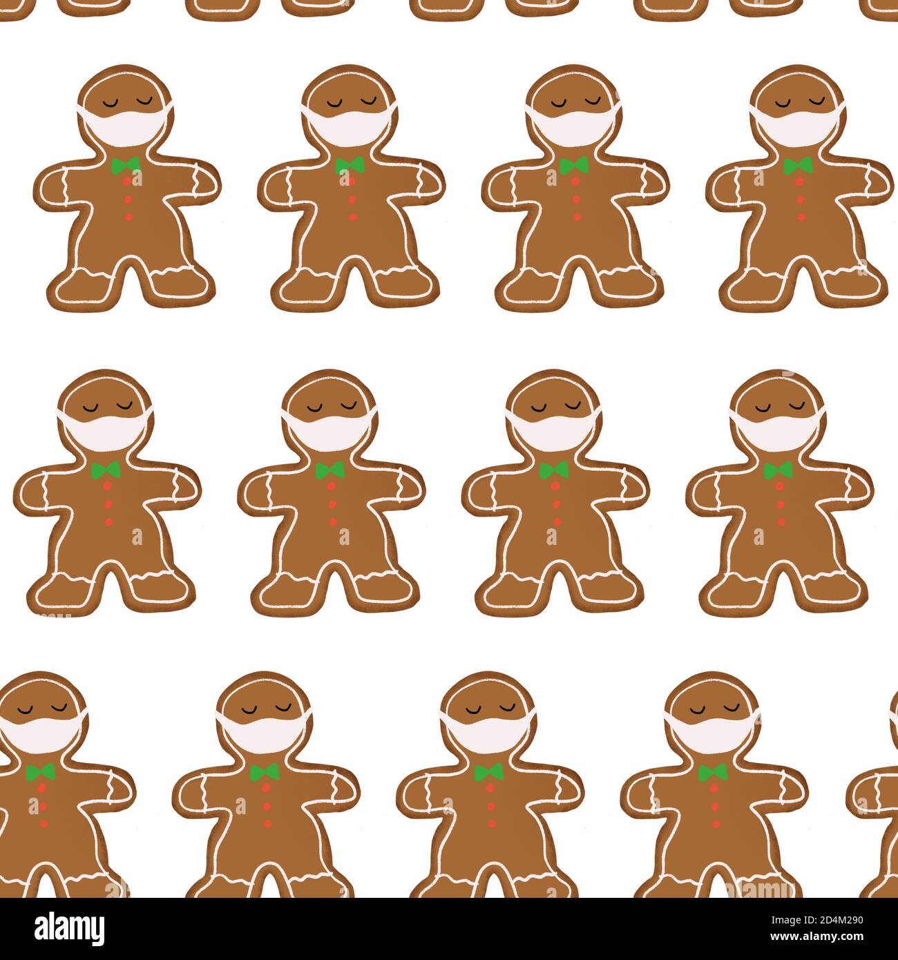 Pandemic gingerbread man pattern hi-res stock photography and images ...