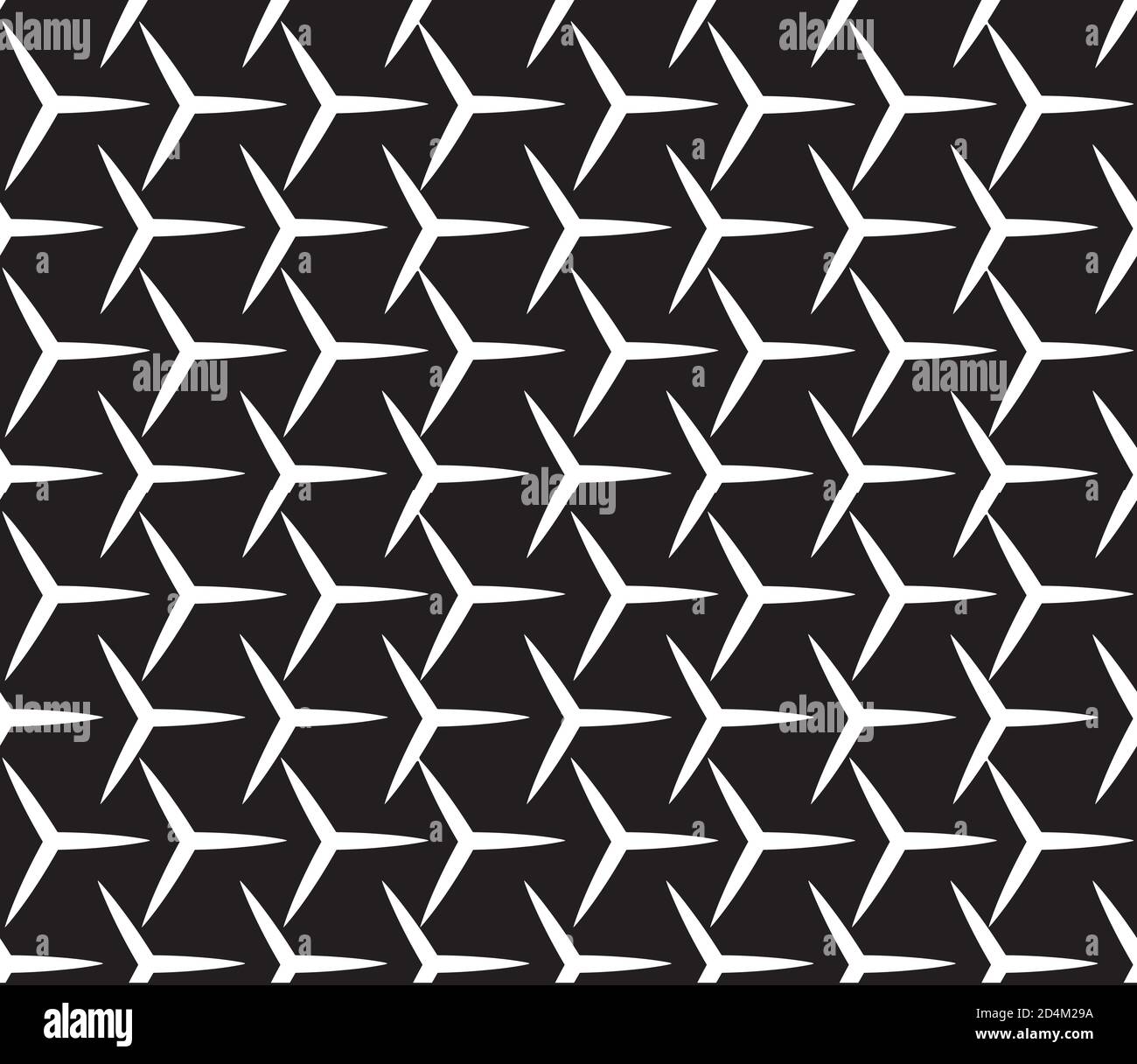 Seamless pattern with white geometric forms Stock Vector Image & Art ...