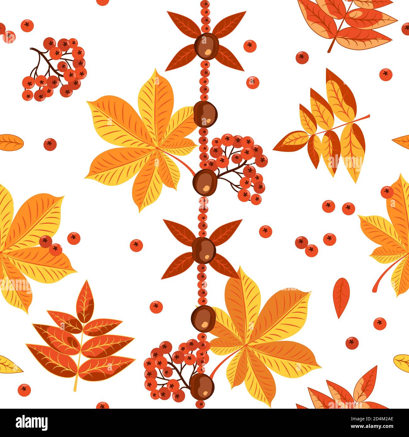 Leaves on footpath Stock Vector Images - Alamy