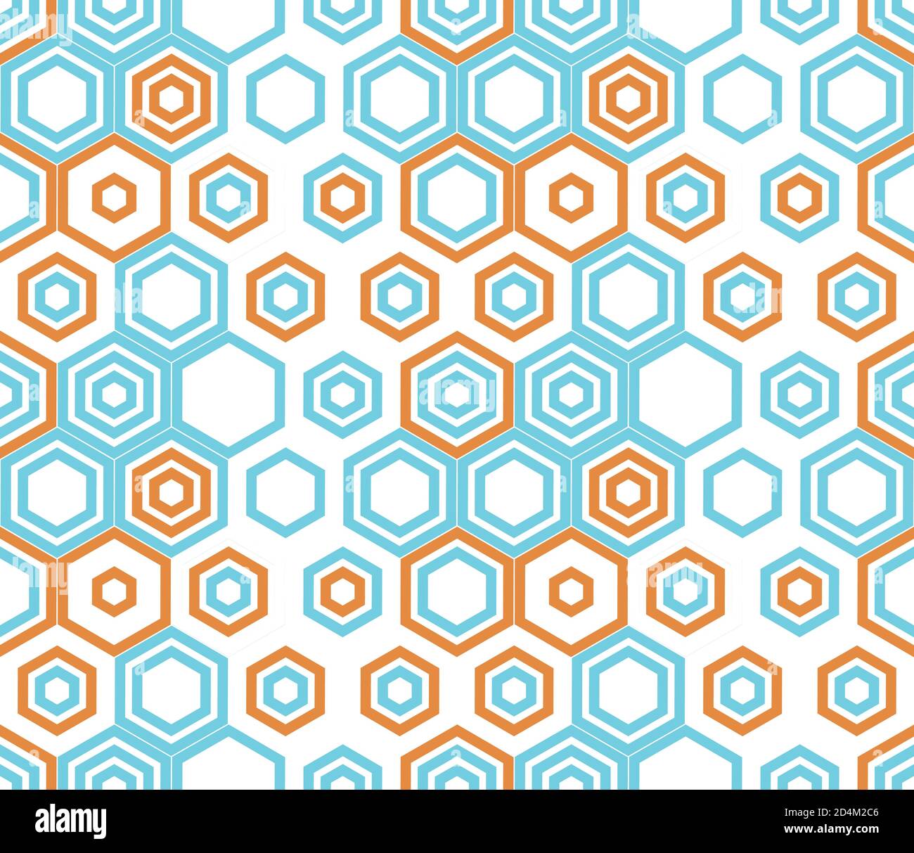 Hexagons abstract pattern Cut Out Stock Images & Pictures - Alamy