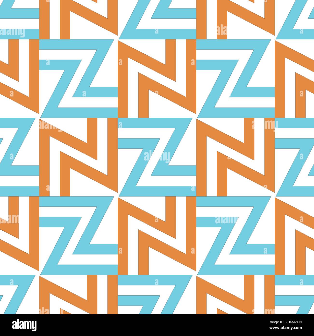 Seamless pattern with colored letter N and Z Stock Vector Image & Art ...