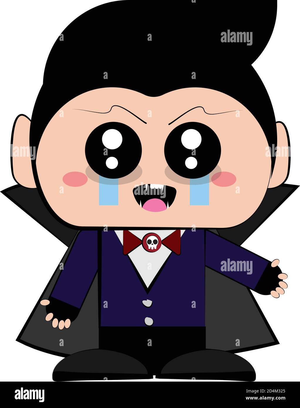 Happy halloween vampire vector Cut Out Stock Images & Pictures - Alamy