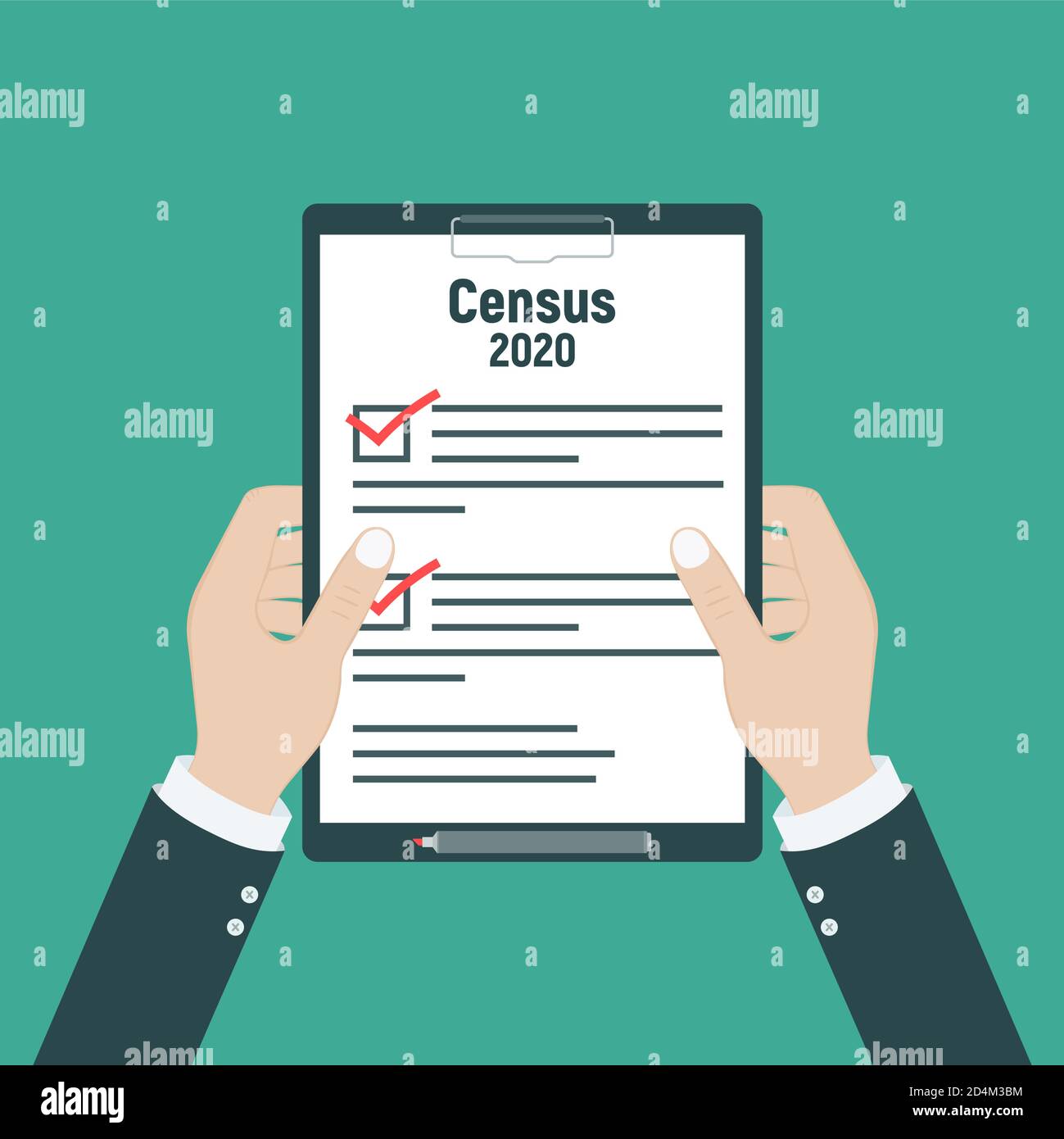 2020 census Stock Vector Images - Alamy