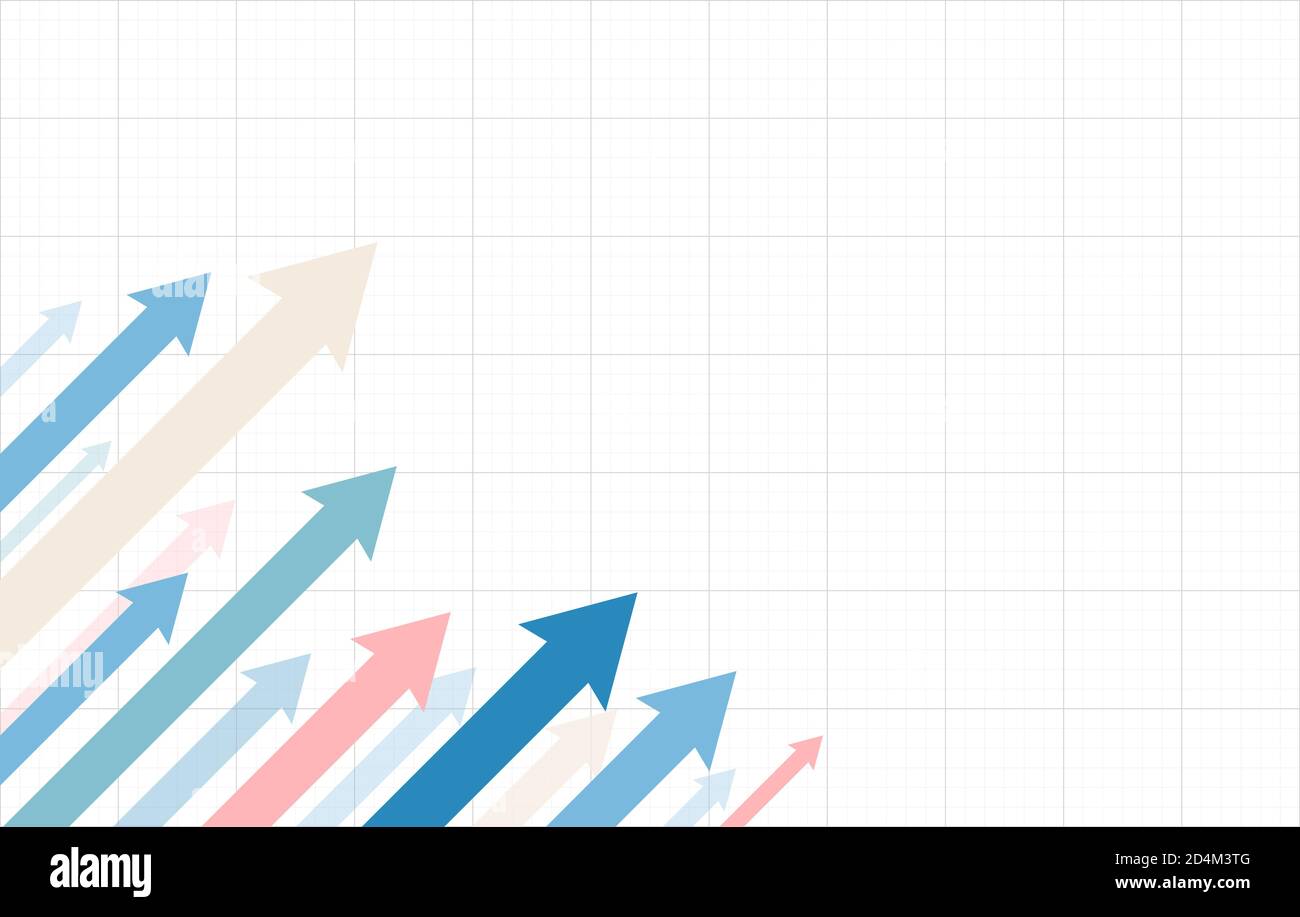 Financial Arrow Graphs on a white background Stock Vector Image & Art ...