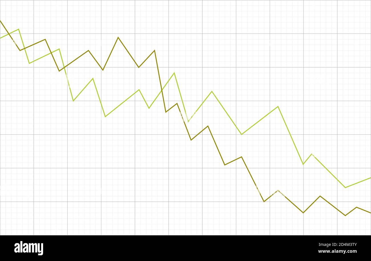 Vector artwork depicts financial failure, bearish stock market, bad ...