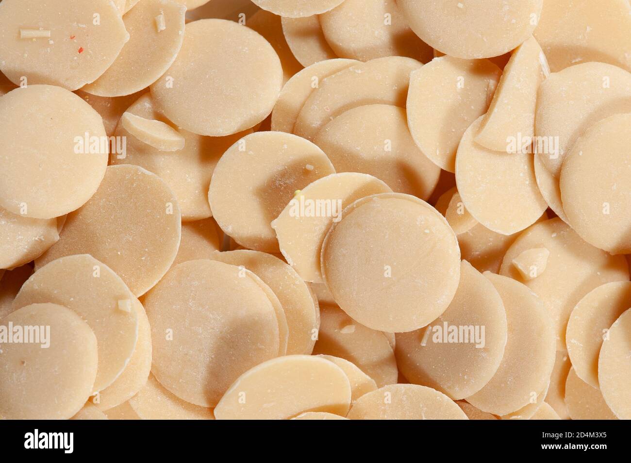 White Chocolate Buttons, Old Fashioned Sweets Stock Photo - Alamy