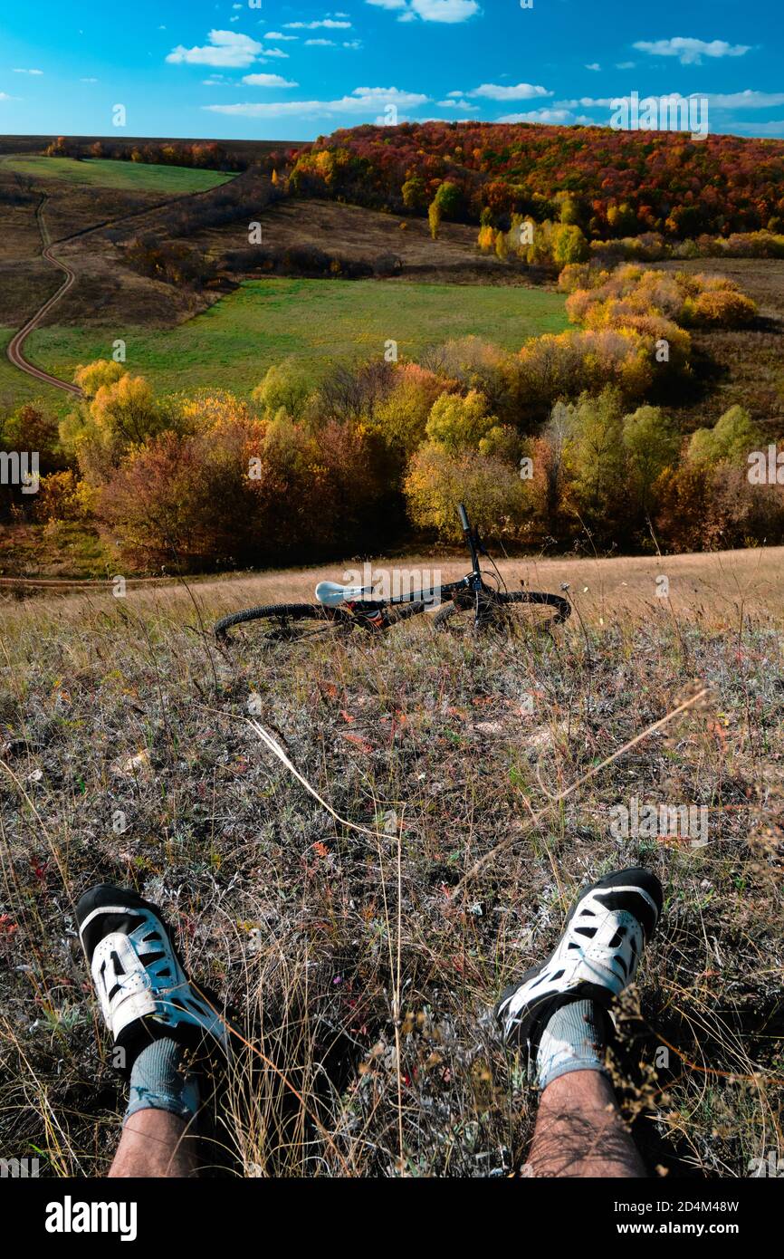 Bike race aerial hi-res stock photography and images - Alamy