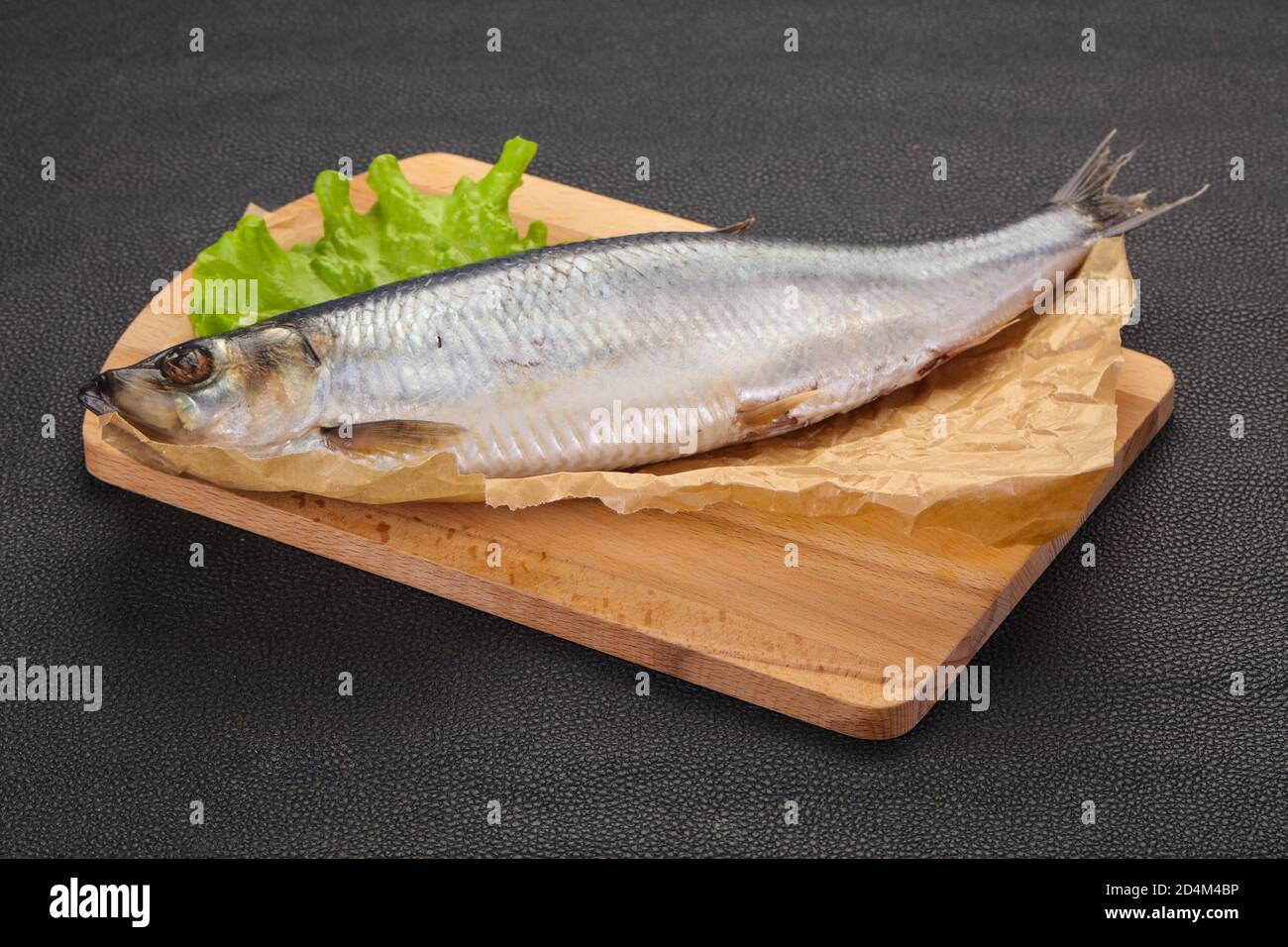 Salted herring fish ready for eat Stock Photo - Alamy