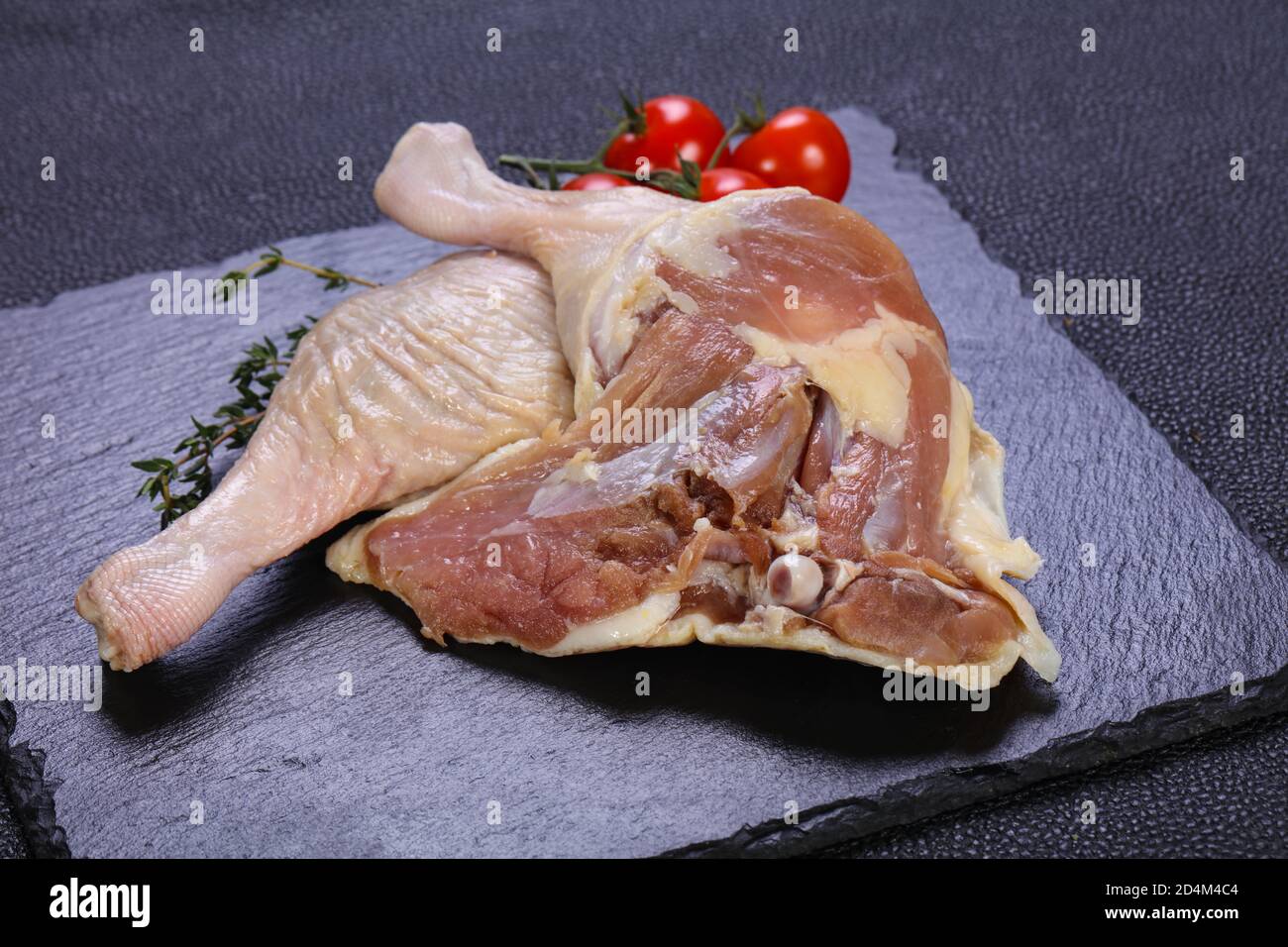 Raw duck leg ready for cooking Stock Photo - Alamy