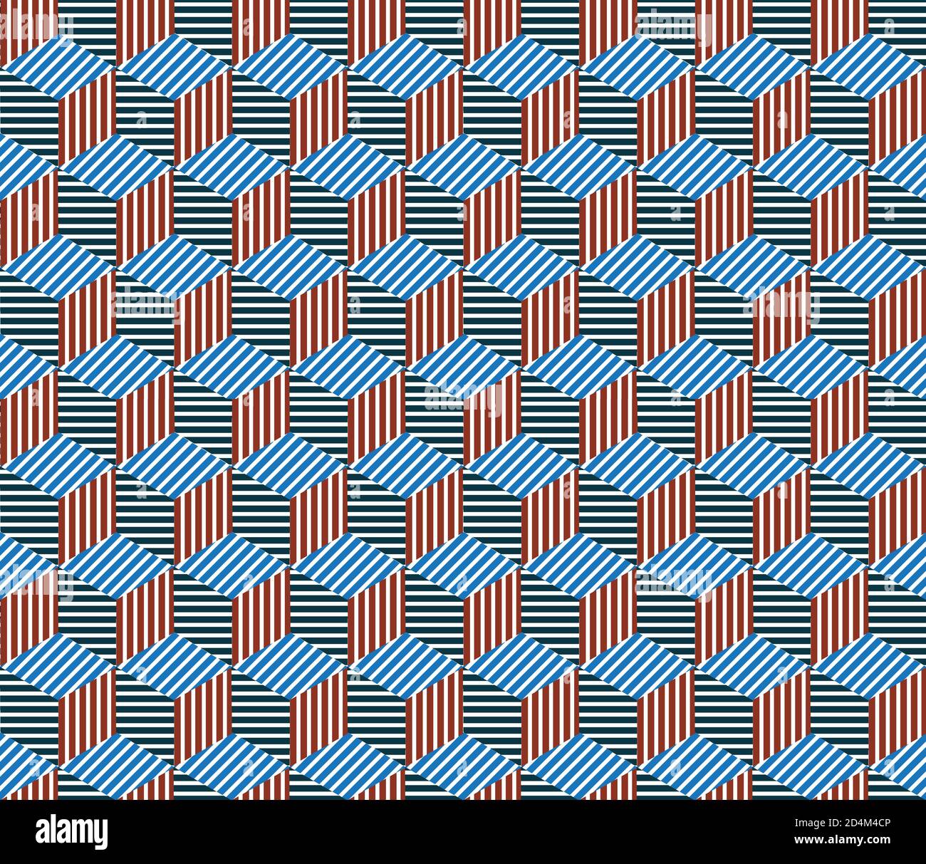 Seamless texture with colored segments(cube Stock Vector Image & Art ...